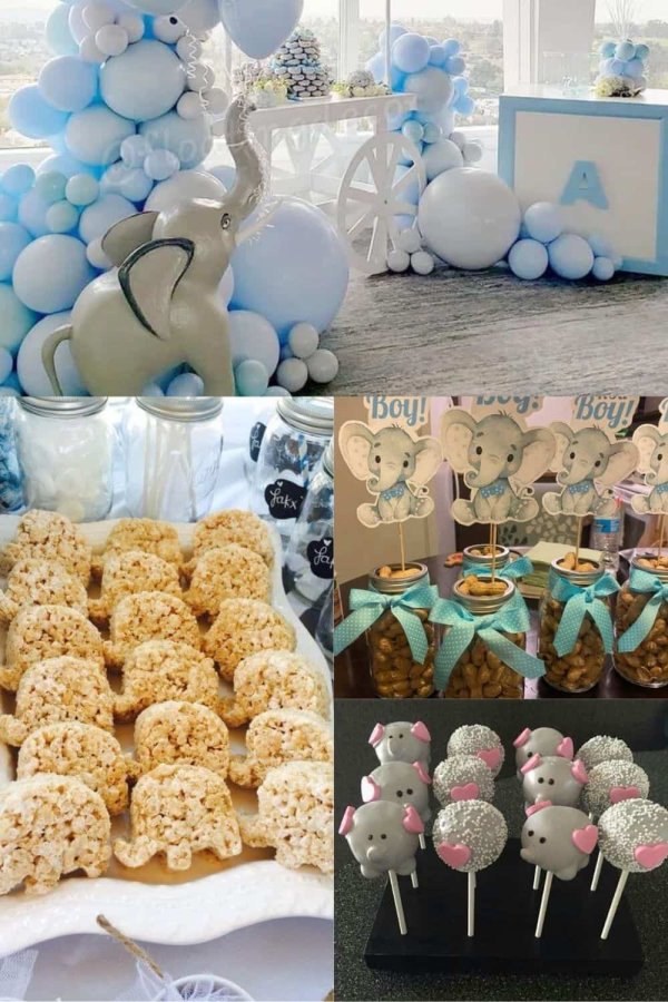 17+ Inspiring Elephant Themed Baby Shower ideas (Free Printable included)