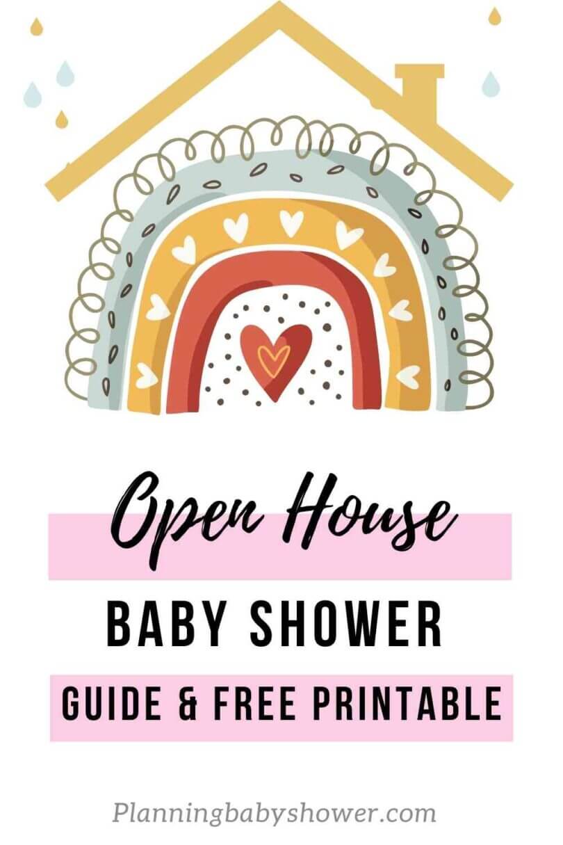 How To Plan an Open House Baby Shower (Free Printable) 2021