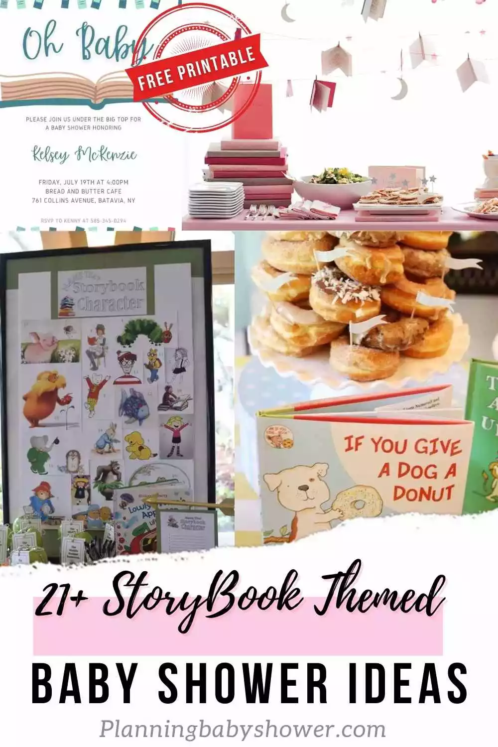 21+ Creative Storybook Themed Baby Shower (6 Free Printable)