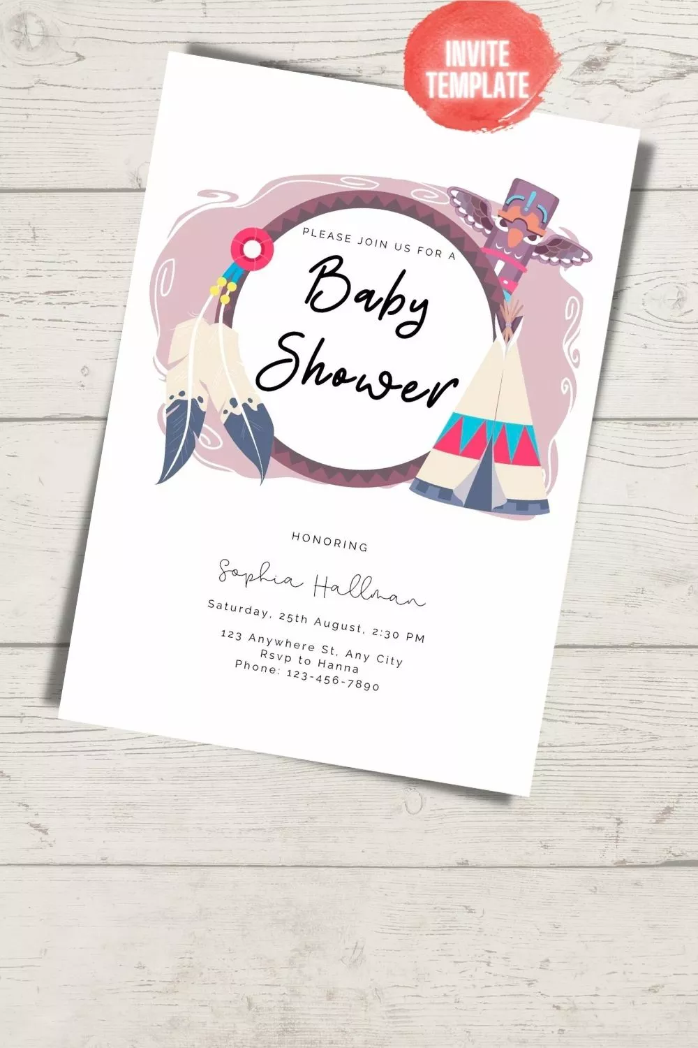 17 Native American Themed Baby Shower Ideas +Free Invitation