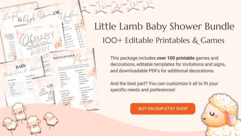 15+ Awesome Lamb Themed Baby Shower Ideas 2025