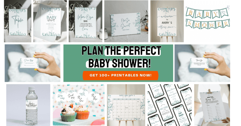 How to Play The Baby Shower Memory Game (Free Printable Included)