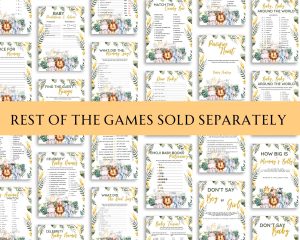 Baby word scramble baby shower game - Planning baby shower